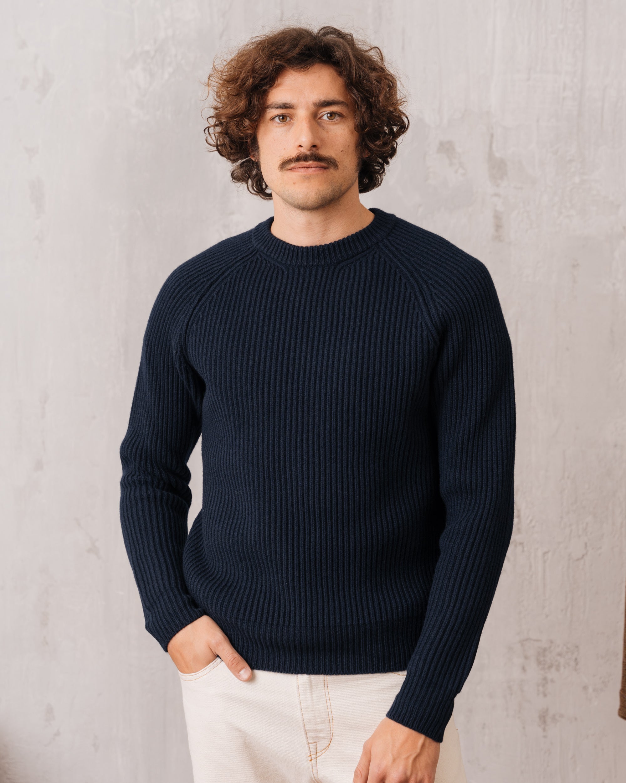 Velasca | Handcrafted men’s crewneck sweater. Made in Italy