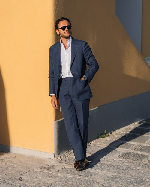 Velasca | Men’s suit in breathable wool, made in Italy