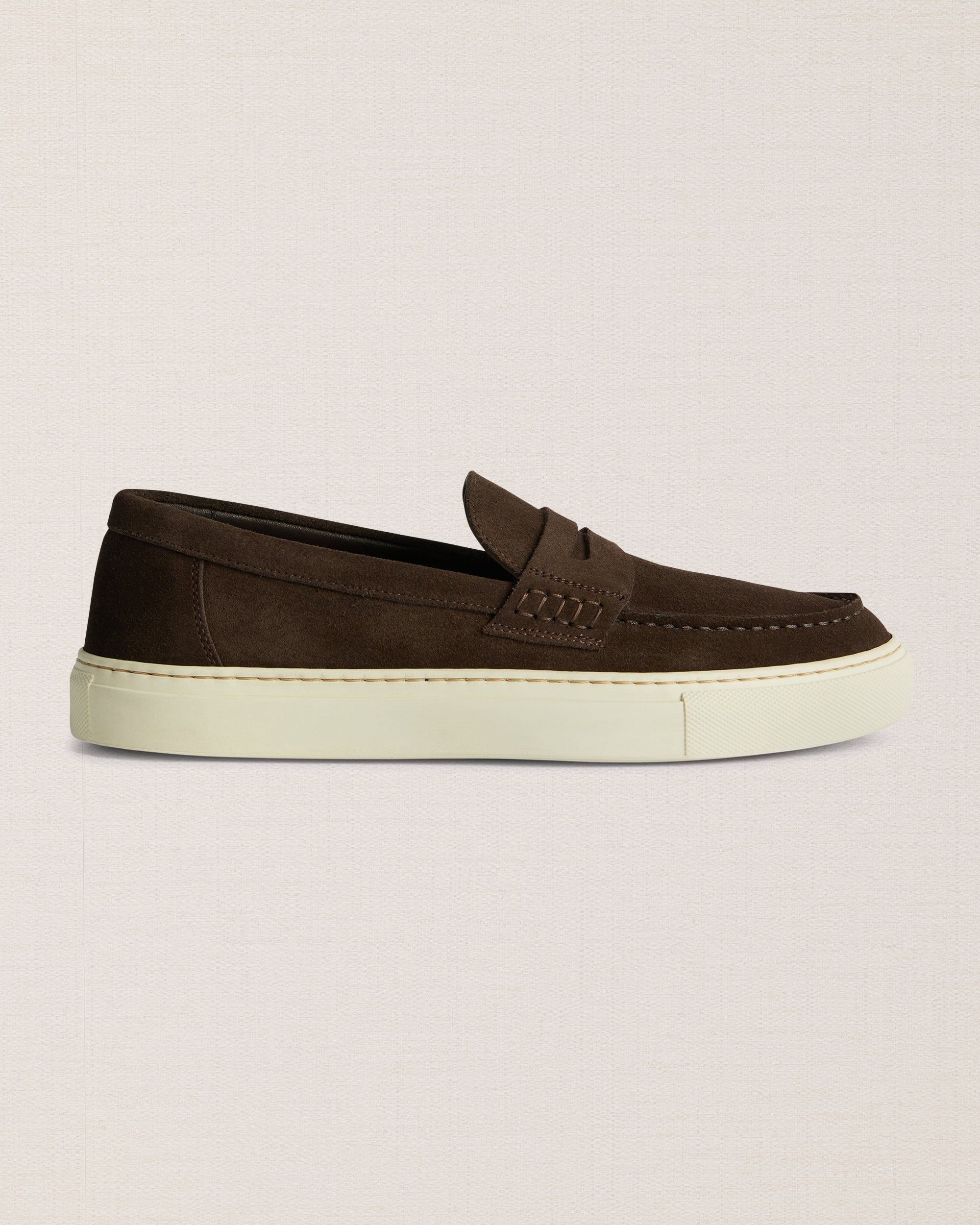 Velasca | Dark brown suede loafer with a sneaker-style sole