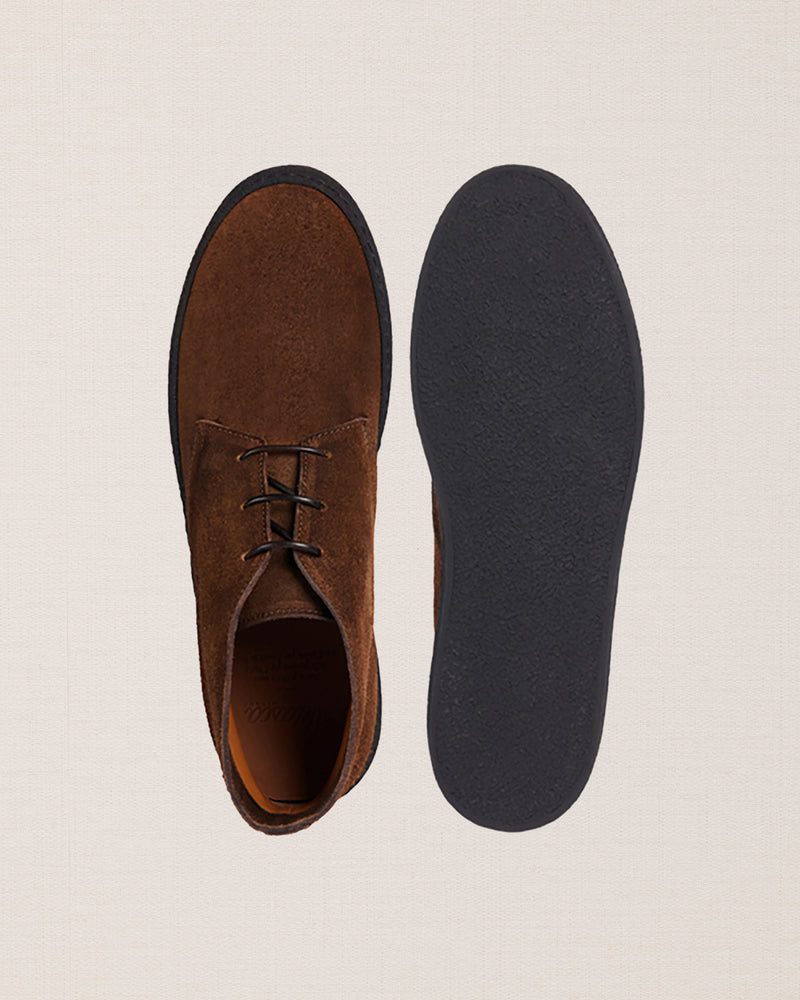 Velasca | Handcrafted ankle boots, in greased suede leather