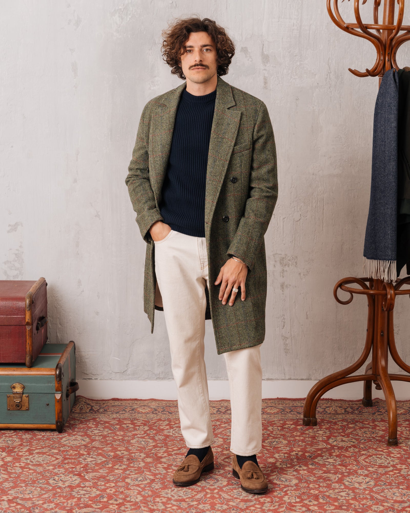 Velasca | Handcrafted men’s crewneck sweater. Made in Italy